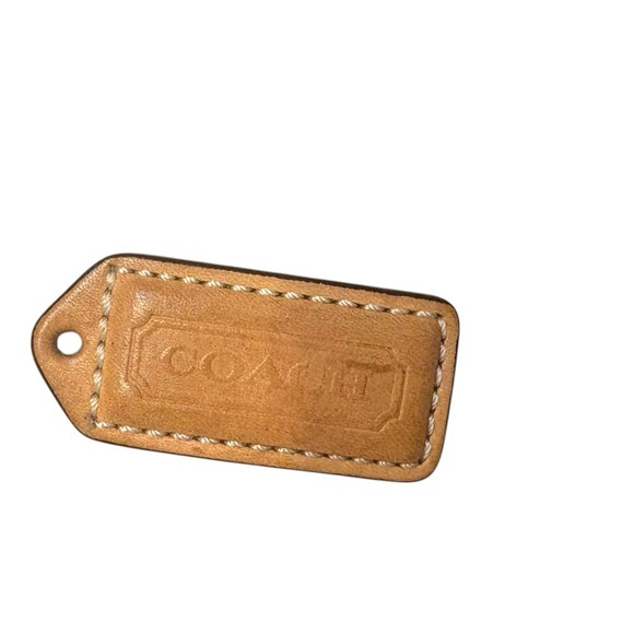 Coach | Bags | Coach Y2k Era Replacement Neutral Leather Hangtag Hang ...